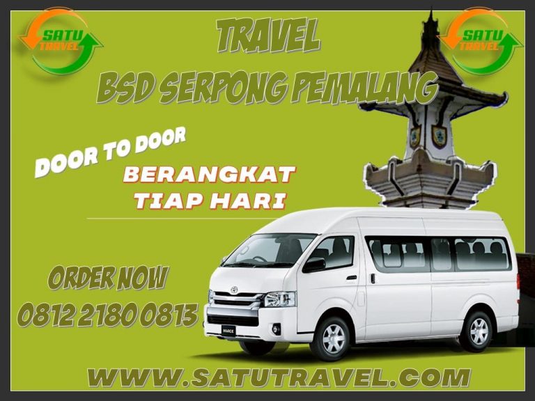 Travel BSD Serpong Pemalang Boleh bayar di lokasi 24 jam